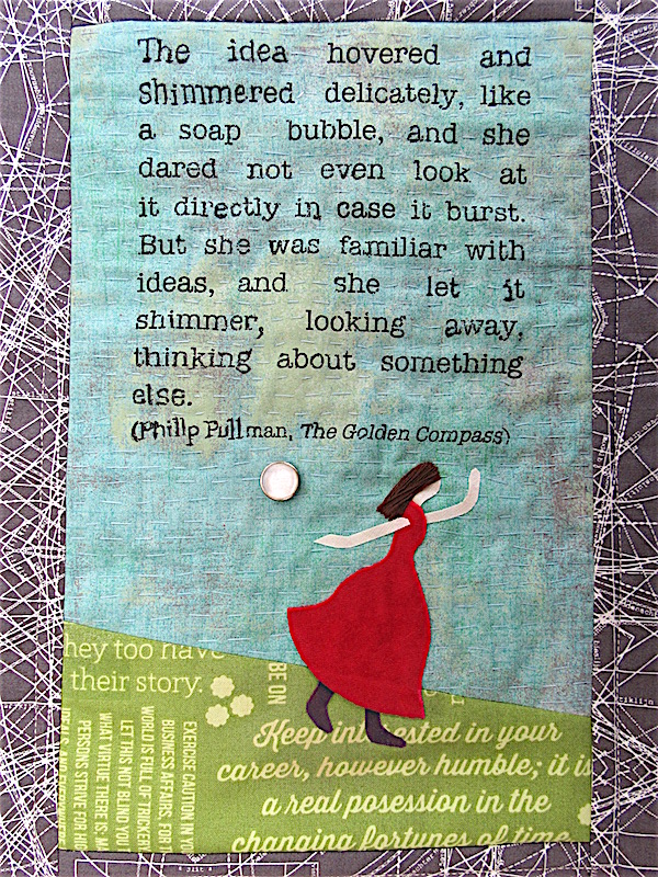 Shimmer: VERB [NO OBJECT] Shine with a soft, slightly wavering light ...